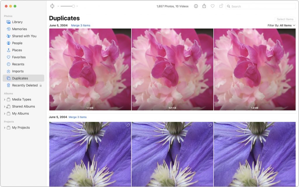 Merge Duplicate Photos and Videos in iOS 16